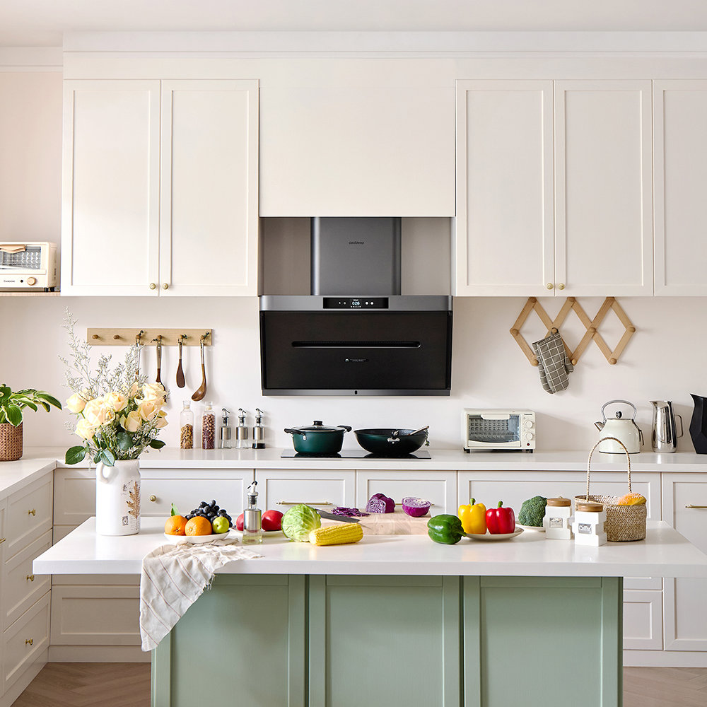 CLEA DEEP Range Hood Under Cabinet/Wall Mount Kitchen Hood | Dual Dc-Motor | Slant Vent Design ...